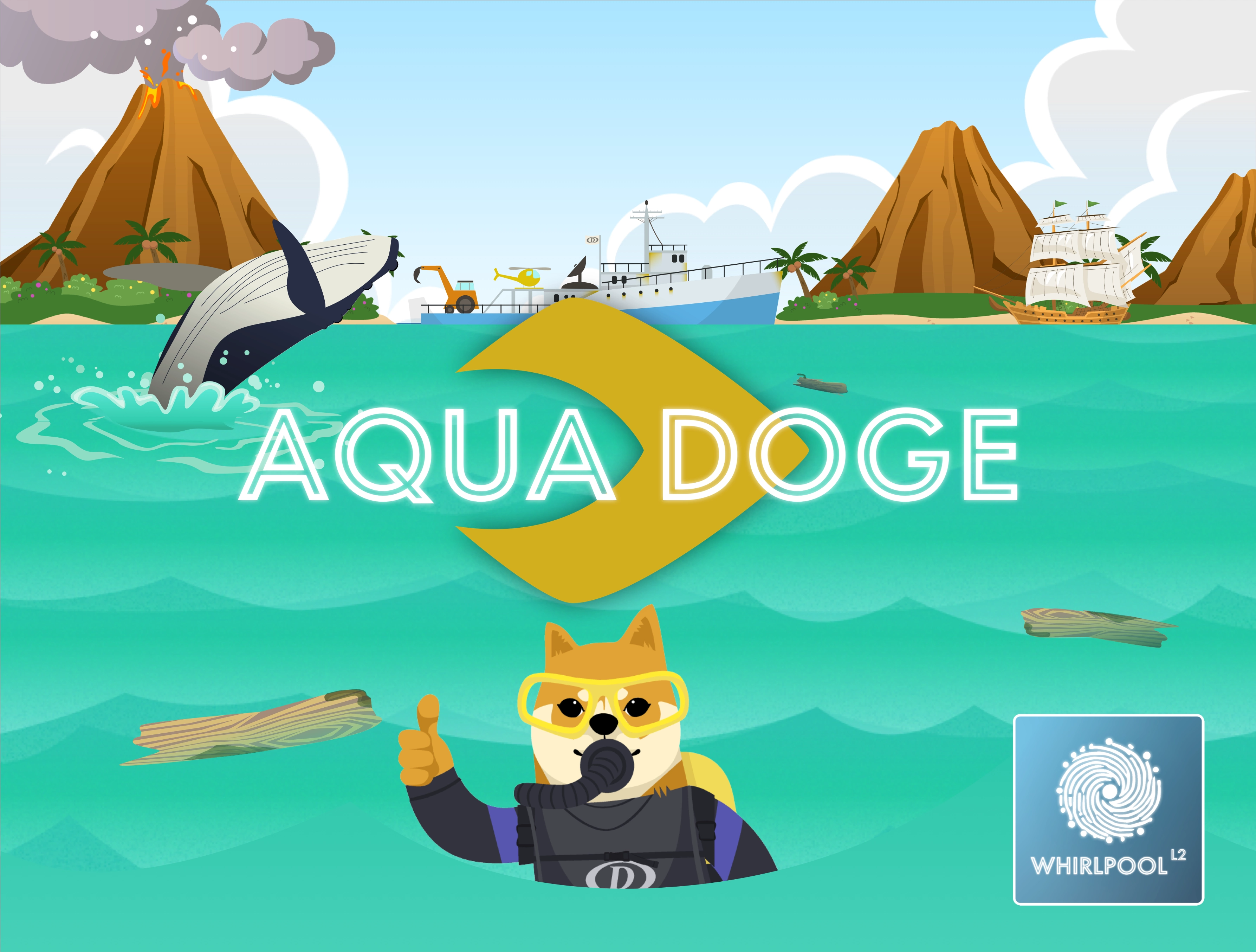 Aqua Doge | Play-2-Earn Game with Doge's Own Gasless Layer 2 Blockchain